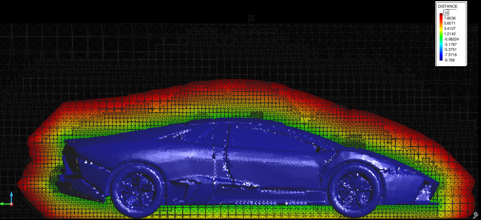Lamborghini Remeshing Examples